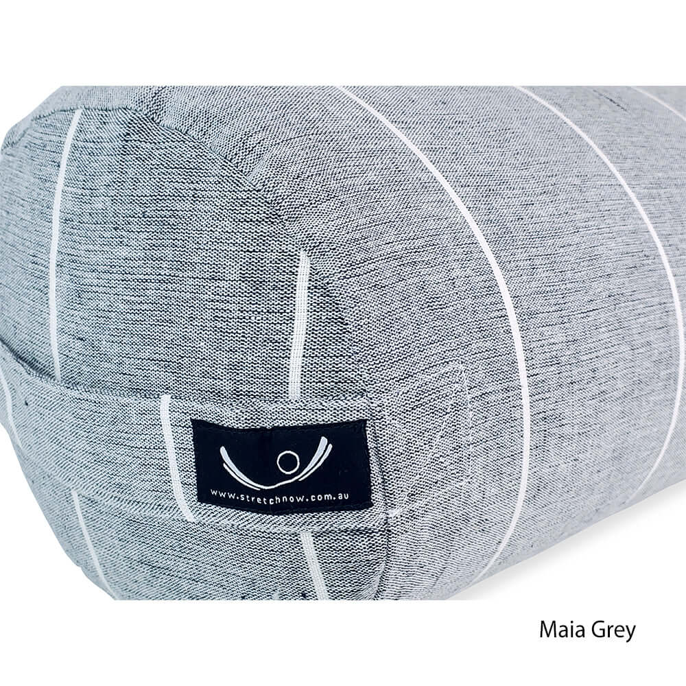 Easy-Care Linen & Organic Cotton Yoga Bolster filled with KAPOK ...