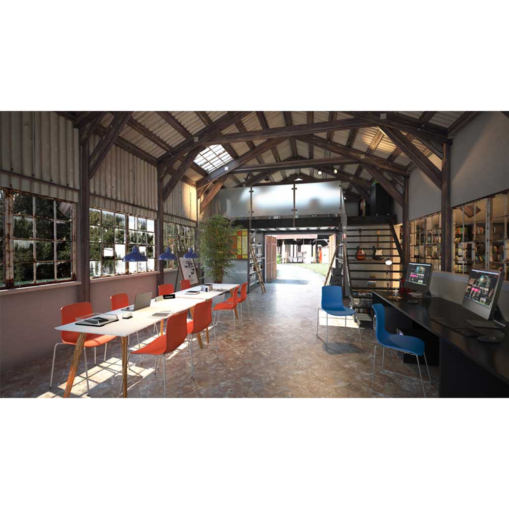 Acti 4C Chrome Four Leg Chair for Stylish Seating - Stretch Now