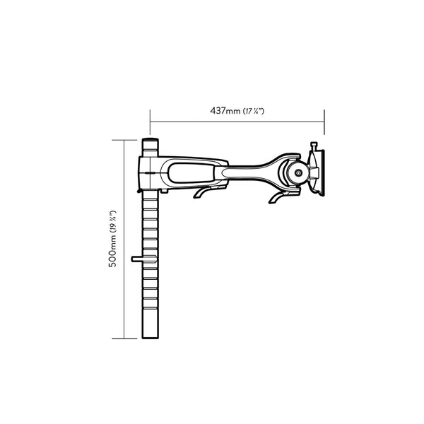 Wishbone Plus Monitor Arm - Capable of lifting 24kg monitors - Stretch Now