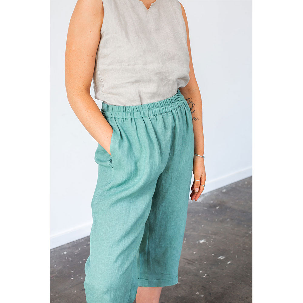 Myra Linen Pant - Stretch Now