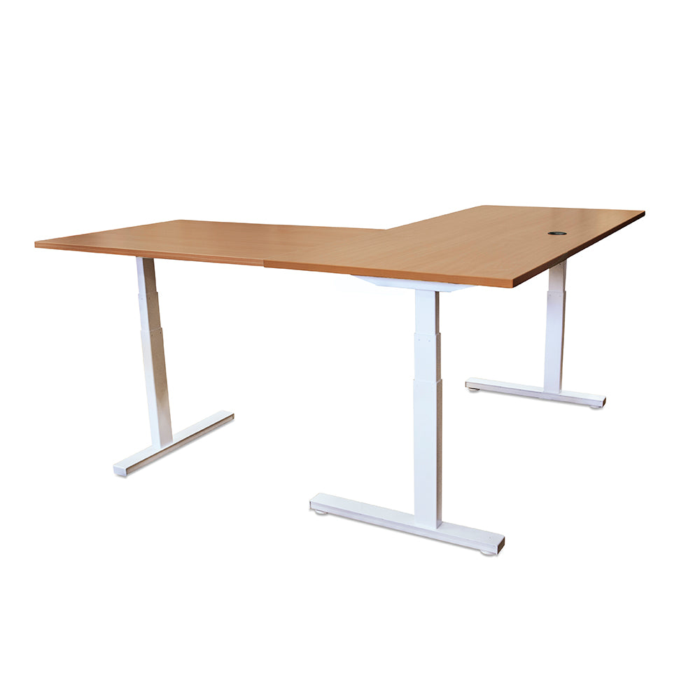 Linak Kick and Click Corner Electric Height Adjustable Workstation ...